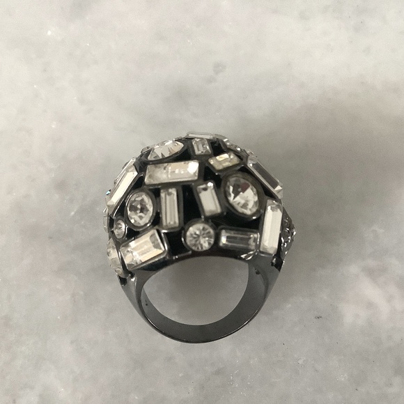 henri bendel | Jewelry | Henri Bendel Crystal Cluster Stone Ring Size 65 | Poshmark